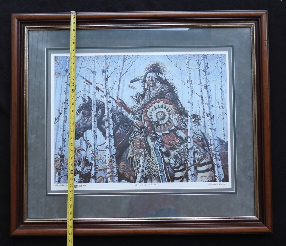 Rare Vintage Michael Gentry "Woodland Warrior" Publisher's Proof ...