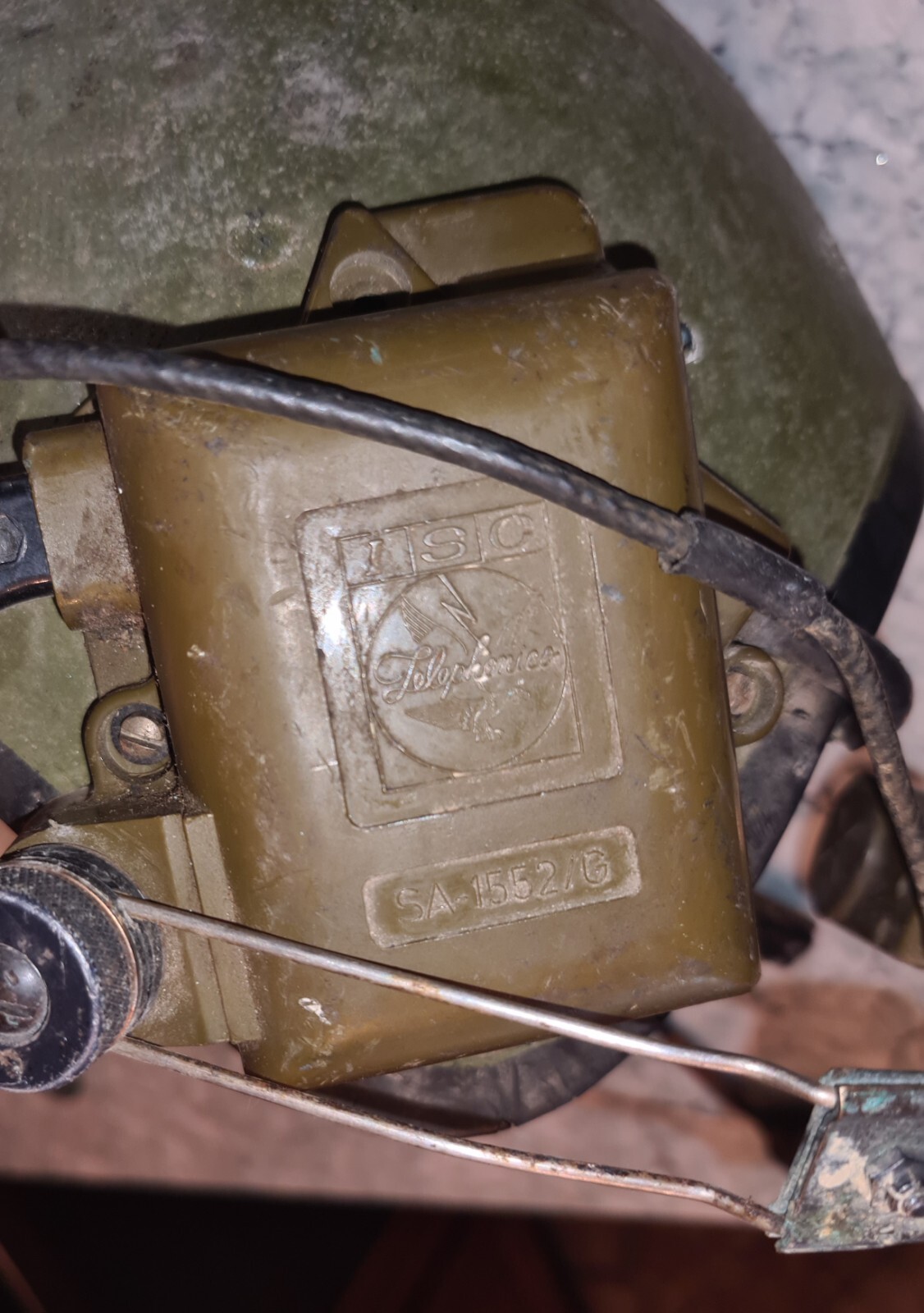 Vietnam War US Army T56-6 Combat Tanker Tank Vehicle Crew Helmet by ...