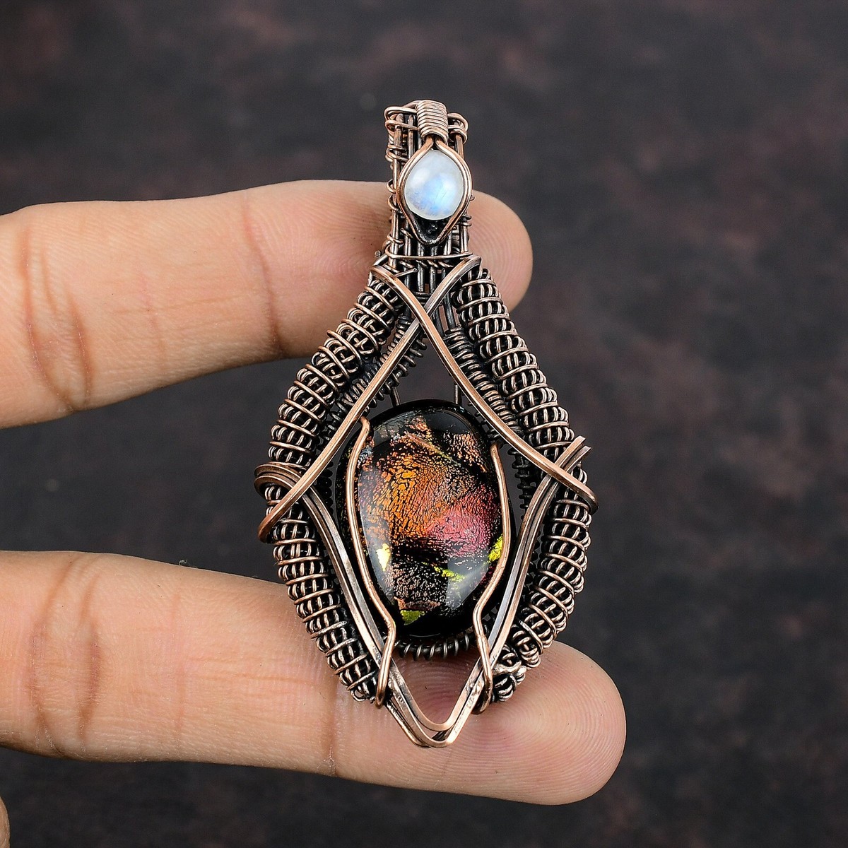 Wire Wrapped Gemstone Pendants Wire Wrapped Sea Glass Necklace