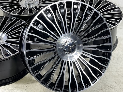 20" Wheels Fit Mercedes Benz AMG G Class E S G Maybach Style Machined ...