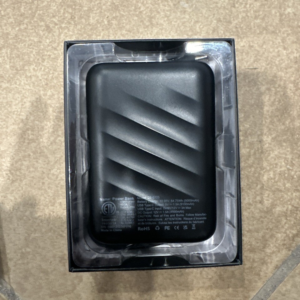 Dewbu 12V Power Bank Model Db 0125 Black Led Display Intertek Usb Type ...