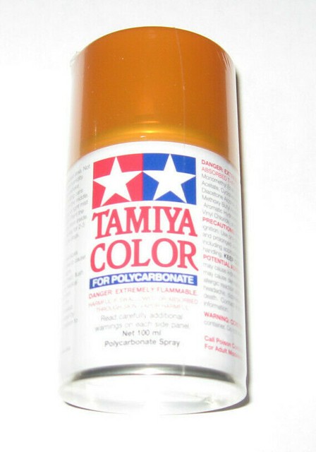 Tamiya Ps-43 Polycarbonate Spray Translucent Orange Paint 3oz Tam86043 ...