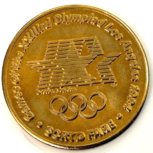 1984 Los Angeles California Olympic Swimming Token | eBay