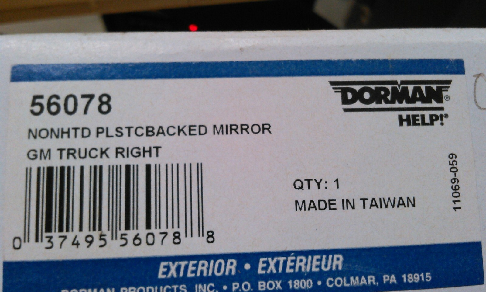 Door Mirror Glass Dorman 56078 for sale online | eBay