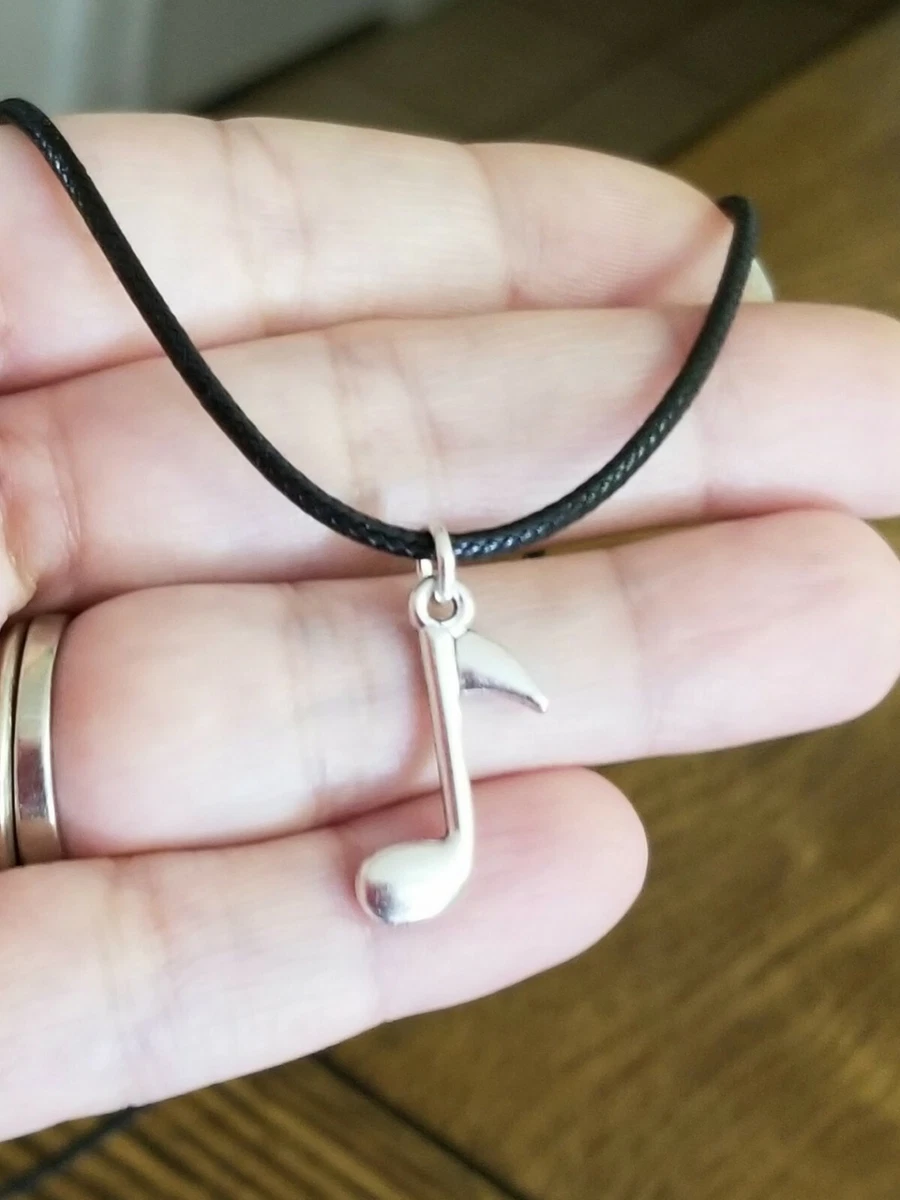Music Note Heart Necklace