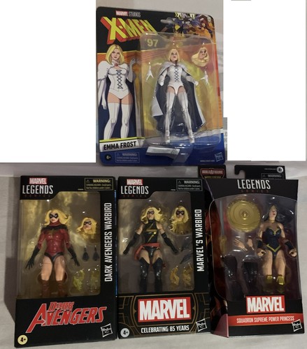 4 Marvel Legends Power Princess, Emma Frost, Titania, Dark/Warbird New ...