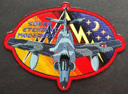 Patch Aéronavale - Flottille 17F - "La Glorieuse" - Super-Etendard ...