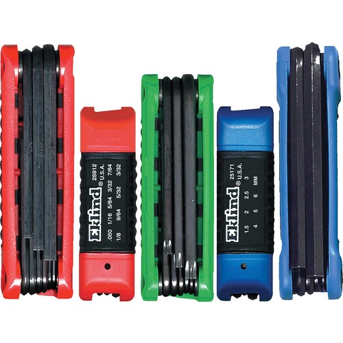 25036 5 sets 36 Pieces Steel Ergo-Fold Fold-up Hex Key Allen Wrench ...