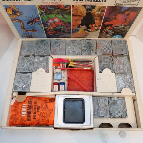 Mattel 1968 Triple Thingmaker Eeeks Creepy Crawlers Mini Dragons 4571 ...