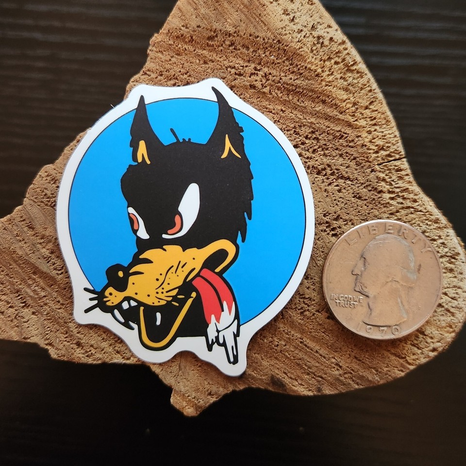 Grateful Dead & Co - Jerry Garcia - Blue Dire Wolf 2" Vinyl Stickers ...