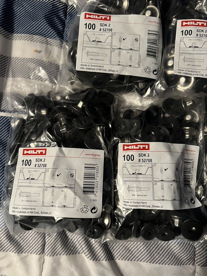 Brand New Hilti SDK2/PDK2 SEALING CAPS #52708 FAST FREE SHIPPING ONE ...
