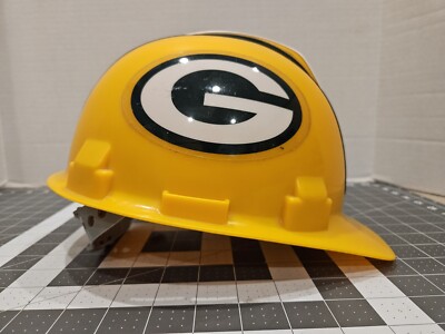 Green Bay Packers MSA Adjustable Yellow Hard Hat - ANSI Certified ...