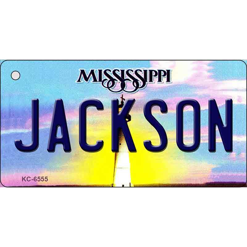 Jackson Mississippi State License Plate Tag Key Chain KC-6555 | eBay