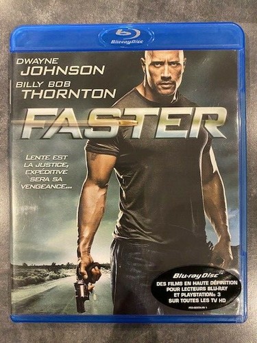 FASTER - film en BLU-RAY zone B - DWAYNE JOHNSON et BILLY BOB THORNTON ...