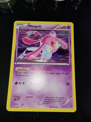 Pokemon TCG Mesprit Plasma Blast 37/101 Holo Rare NM-M | eBay