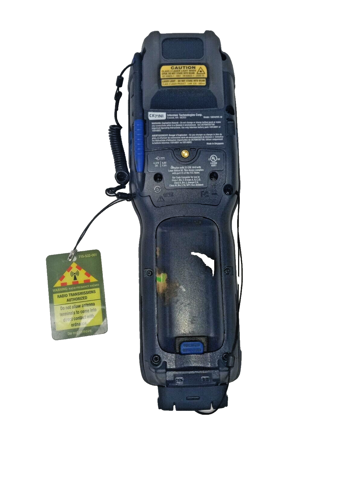 Intermec CK71 Ultra-Rugged Mobile Computer Barcode Scanner for sale ...