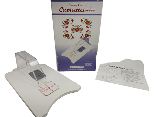 Janome Memory Craft Clothsetter 10000 Placement Tool Embroidery Machine ...