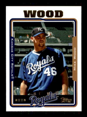 2005 Baseball Topps Mike Wood Kansas City Royals #521 | eBay