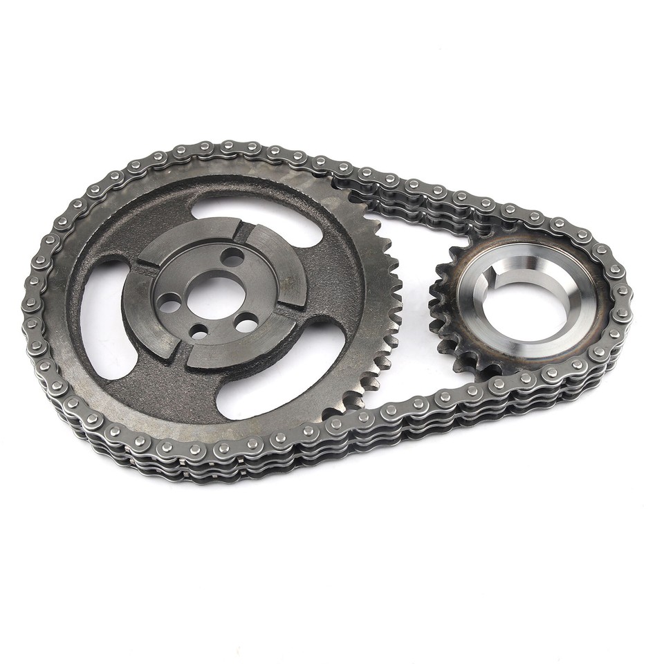 HD Double Roller Timing Chain Set for Chevrolet SBC 5.7L 283 305 327 ...