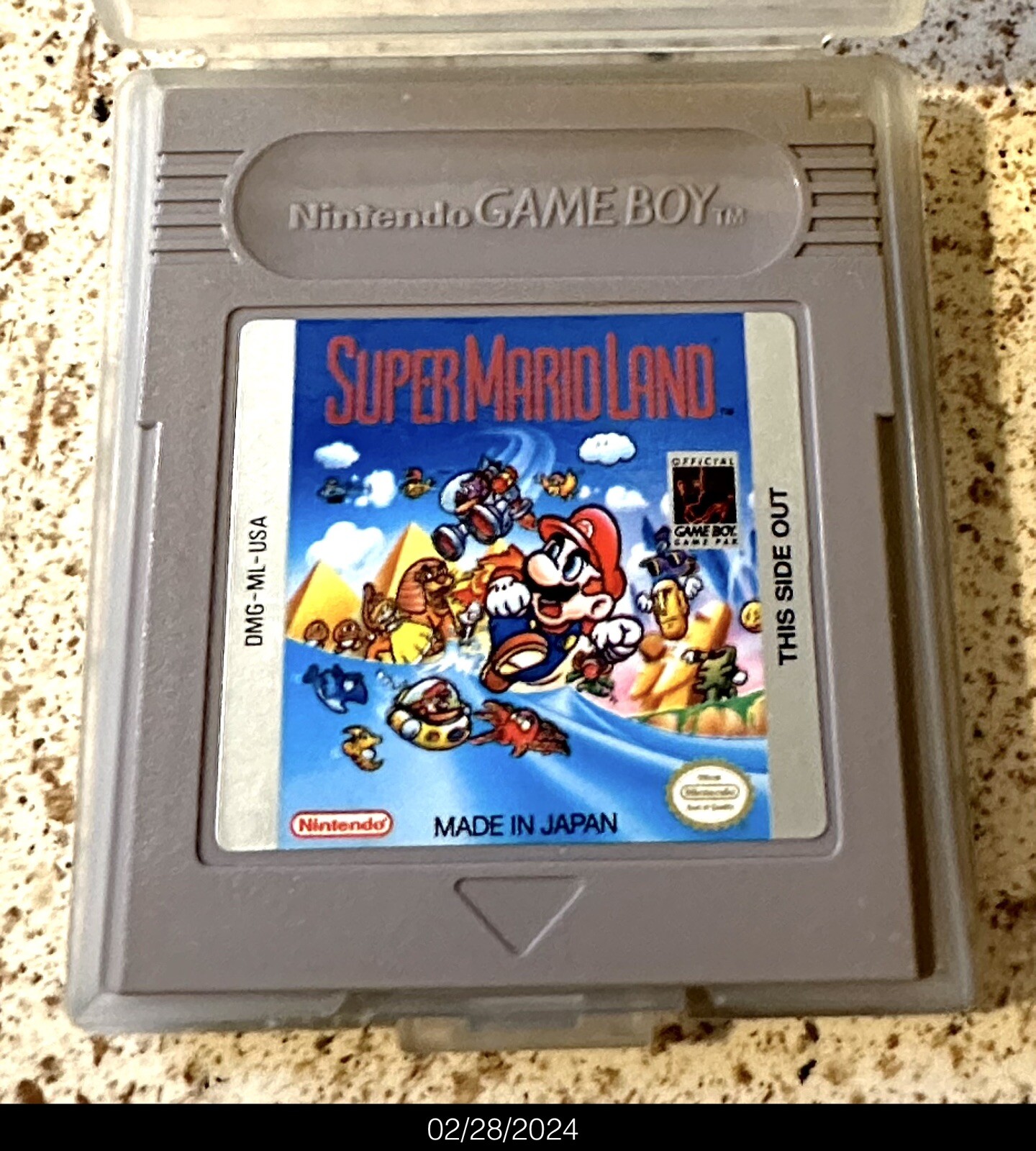 Super Mario Land (Nintendo Gameboy) Cartridge & Case | eBay