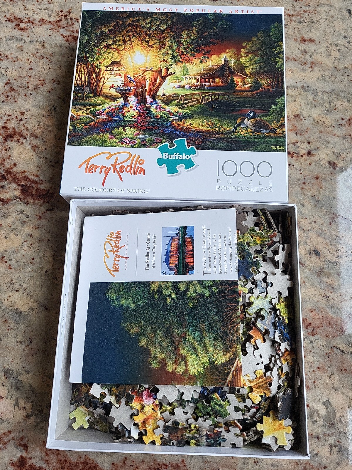 Buffalo Jigsaw Puzzle, THE COLOURS OF SPRING, 1000 Pieces Terry Redlin ...