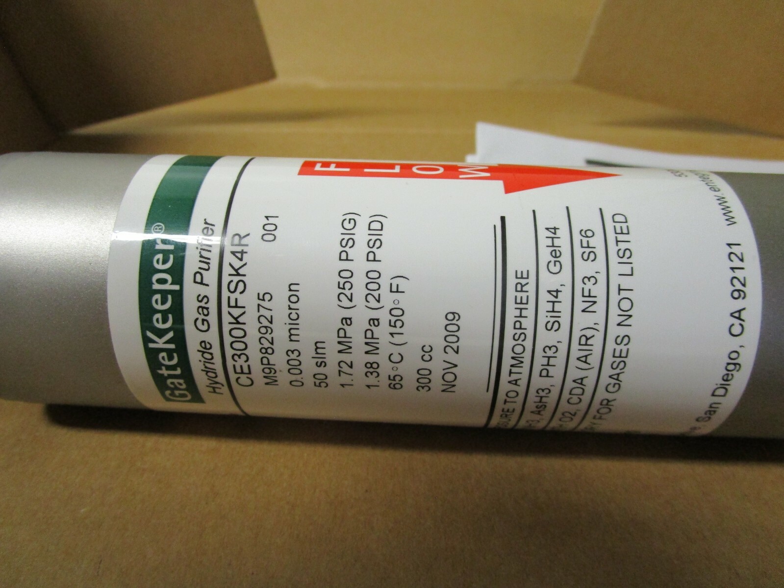 Entegris CE300KFSK4R Gas Purification System Gatekeeper Surplus for ...