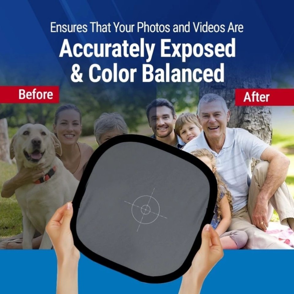 Hand Hold Gray/White Balance Card Photography Reflector Photography ...