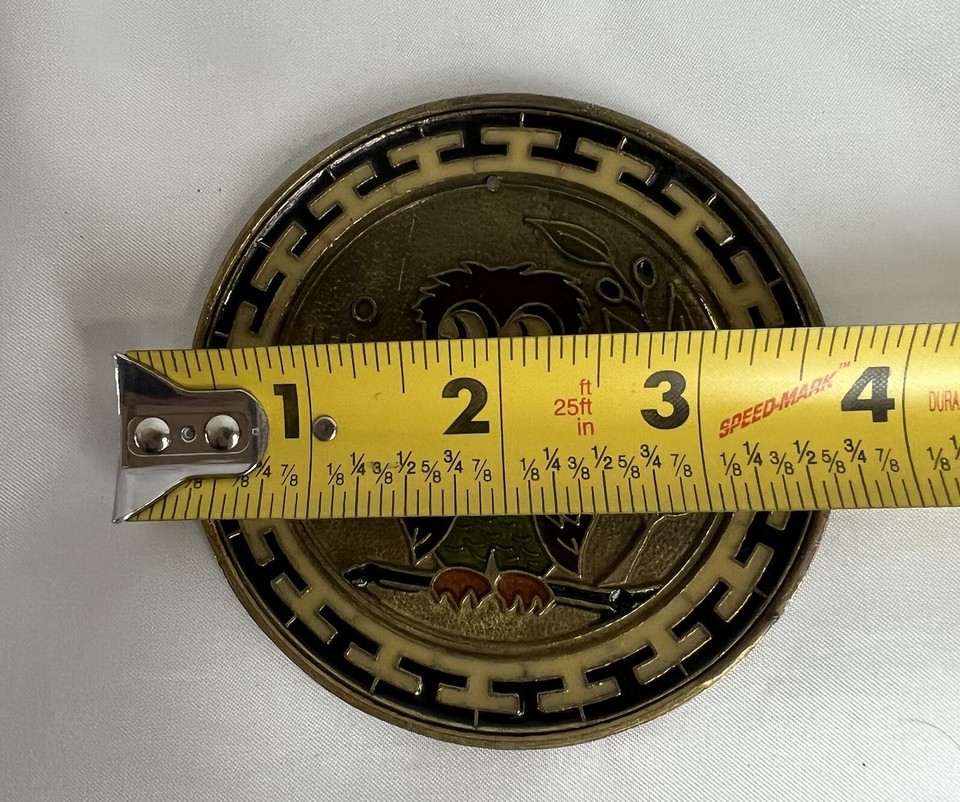 Wall Decor Bronze plated Greek AOE Athena / Athenian Owl 3.5” Plate | eBay