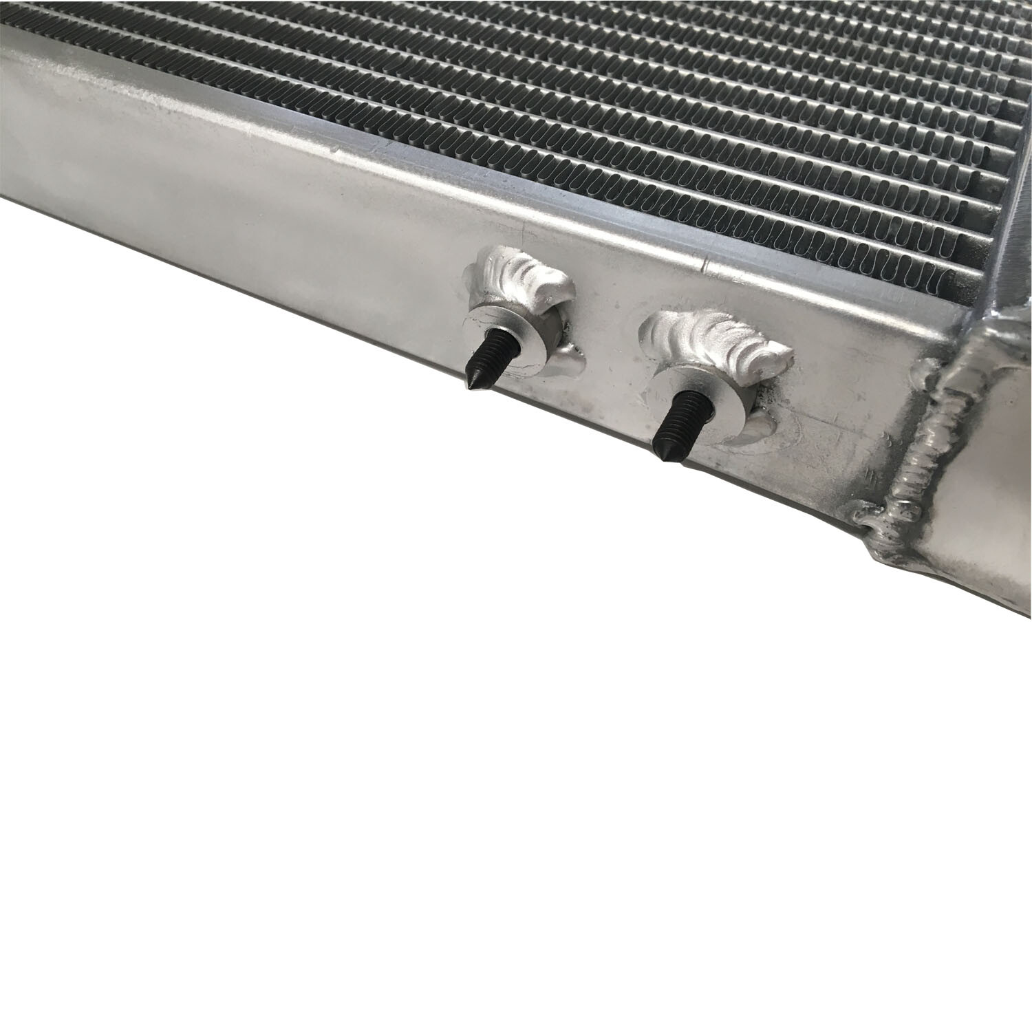 2 Row Universal Aluminum Radiator Liquid Heat Exchanger Air to Water ...