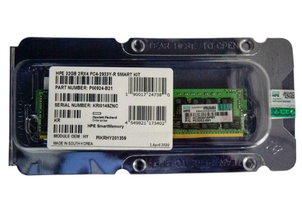 HPE 32GB (1x32GB) Dual Rank x4 DDR4-2933 CAS-21-21-21 Registered Smart ...