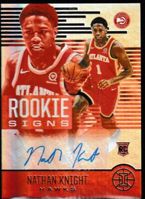 Nathan Knight 2020-21 Panini Illusions #RS-NKN Rookie Signs RC Rookie ...