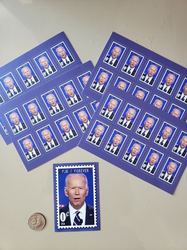 president Joe Biden Stamp ZERO CENTS 40 Stickers & Magnet FJB Lets Go ...
