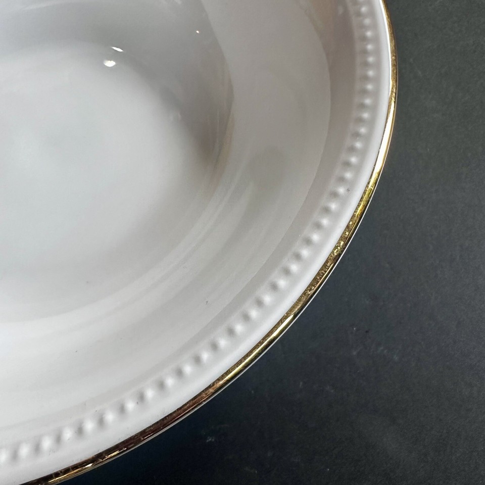 Pier 1 Gold Line by Monno 10” Serving Bowl, Vegetable Bowl ...
