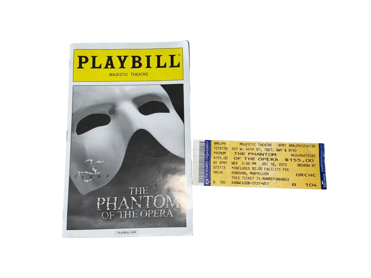 Phantom Of The Opera Without Mask 25th Anniversary