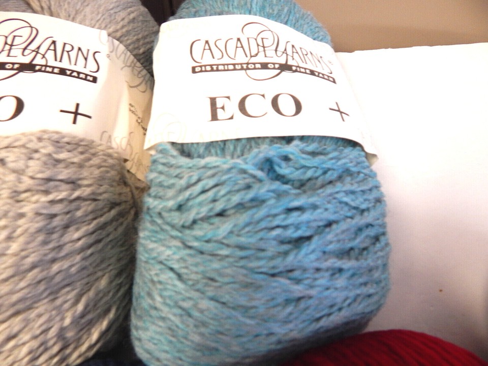 Cascade Eco+ Wool BULKY Yarn - 478 yards choice of 8 colors | eBay