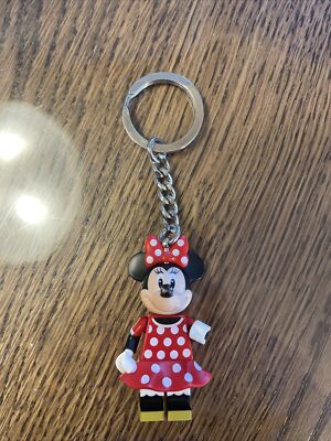 LEGO DISNEY Minnie Mouse Minifigure KEYCHAIN #853999 Key Ring | eBay