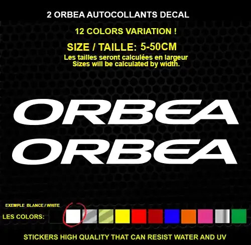 2 ORBEA sticker Genuine decal sticker WATERPROOF STICKERS | eBay
