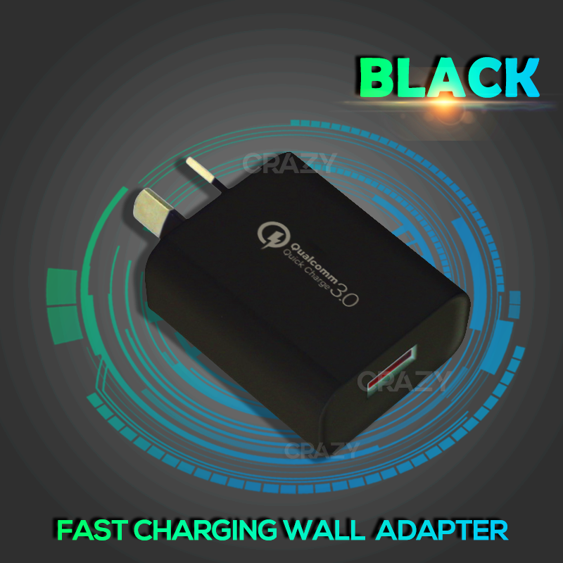 Quick Charge QC 3.0 Universal Super Fast USB Wall Charger 18W AU Plug ...