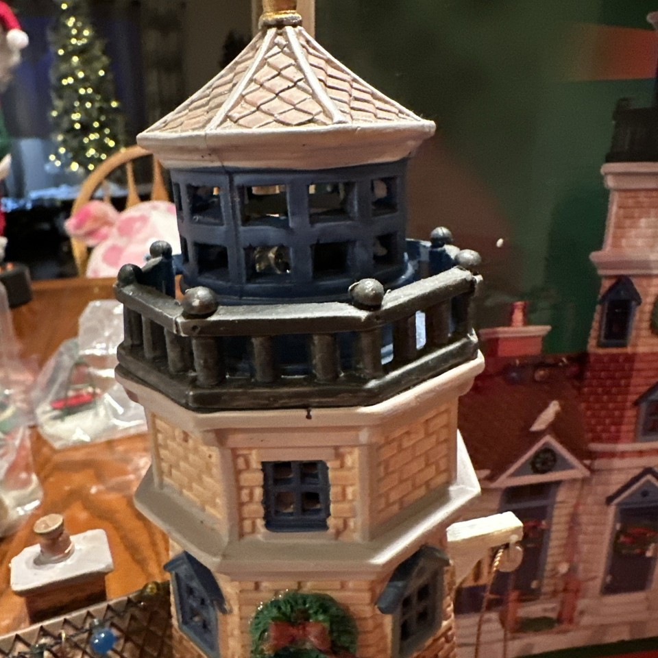 Lemax Village Collection Holly Bay Lighthouse Untested No Adapter As Is ...