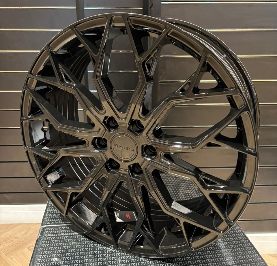 20" NEW 2024-26 FORD TRANSIT CUSTOM MK2 RIVIERA RF5 GLOSS BLACK 8J ...