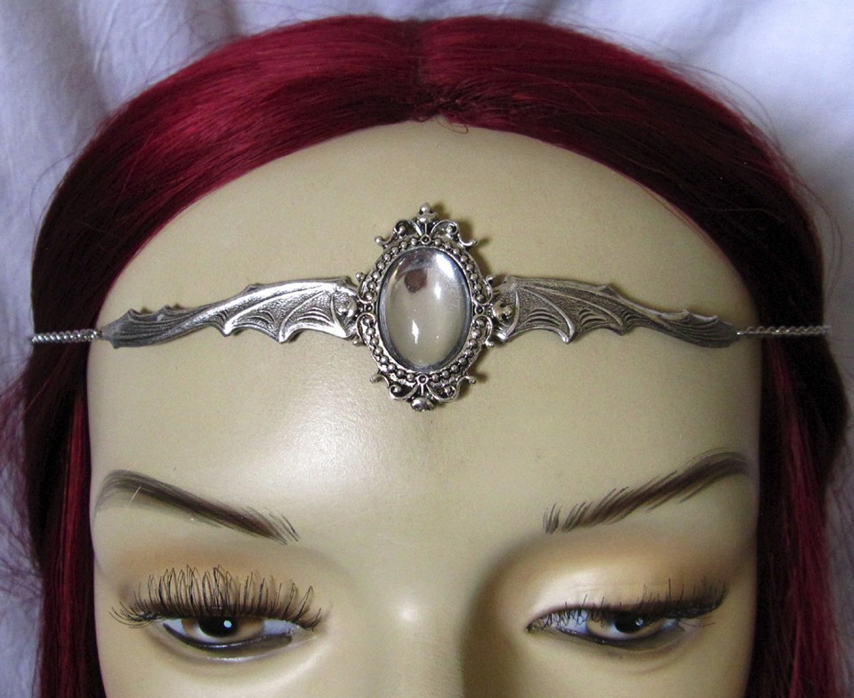 Goth Victorian Renaissance Vampire Bat Circlet Crown Headpiece ...