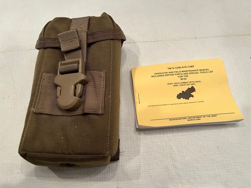 Sight Rifle Combat Optic M150 Manual And Padded Coyote Case | eBay