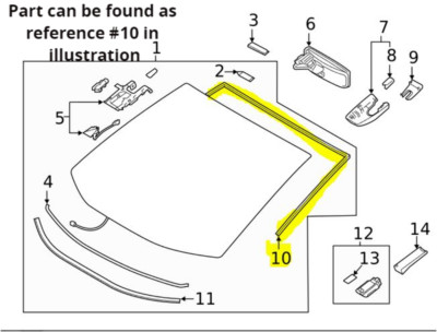 FACTORY TOYOTA RAV4 RAV4 PRIME UPPER FRONT MOULDING 7553342070 | 75533 ...