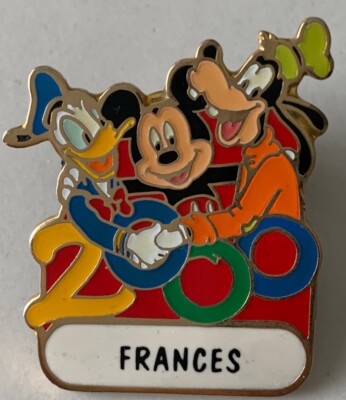 Disney Pin “Frances” Personalized Mickey Donald Goofy 2000 | eBay