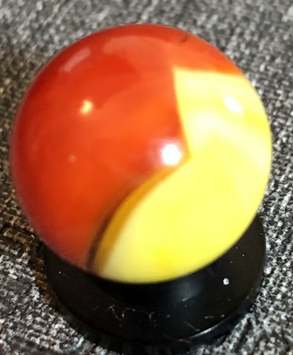 VTG Peltier Peerless Patch Marble Red On Yellow .63” Combined Shipping ...