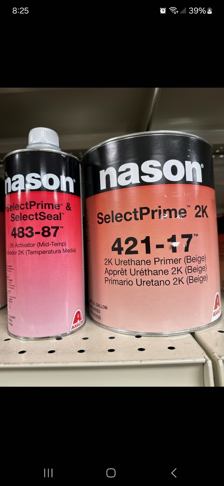 Dupont Nason 2K Primer 421-17 Beige