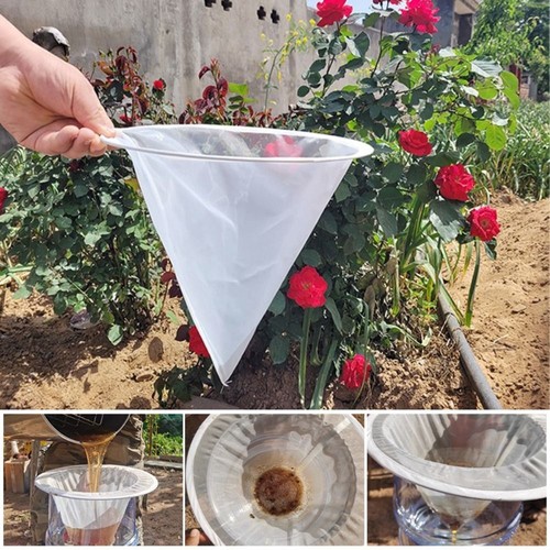 Funnel-shaped Bee Honey Filter Conical Bee Strainer Bags Honey Mesh ...