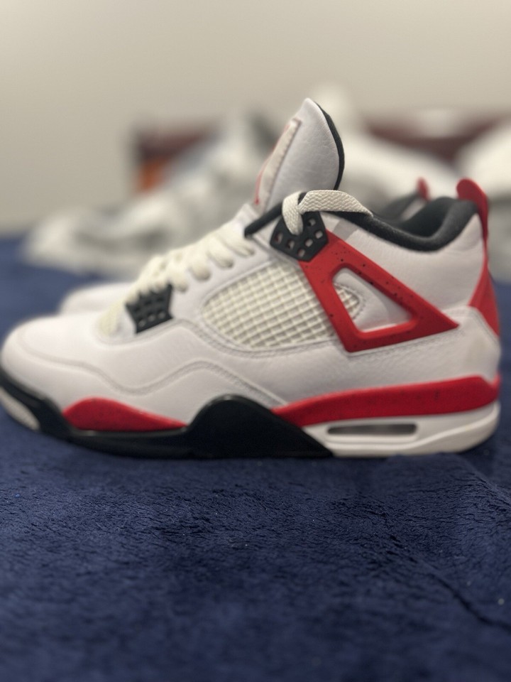 Jordan 4s Red Cement Size 9 With Box | eBay