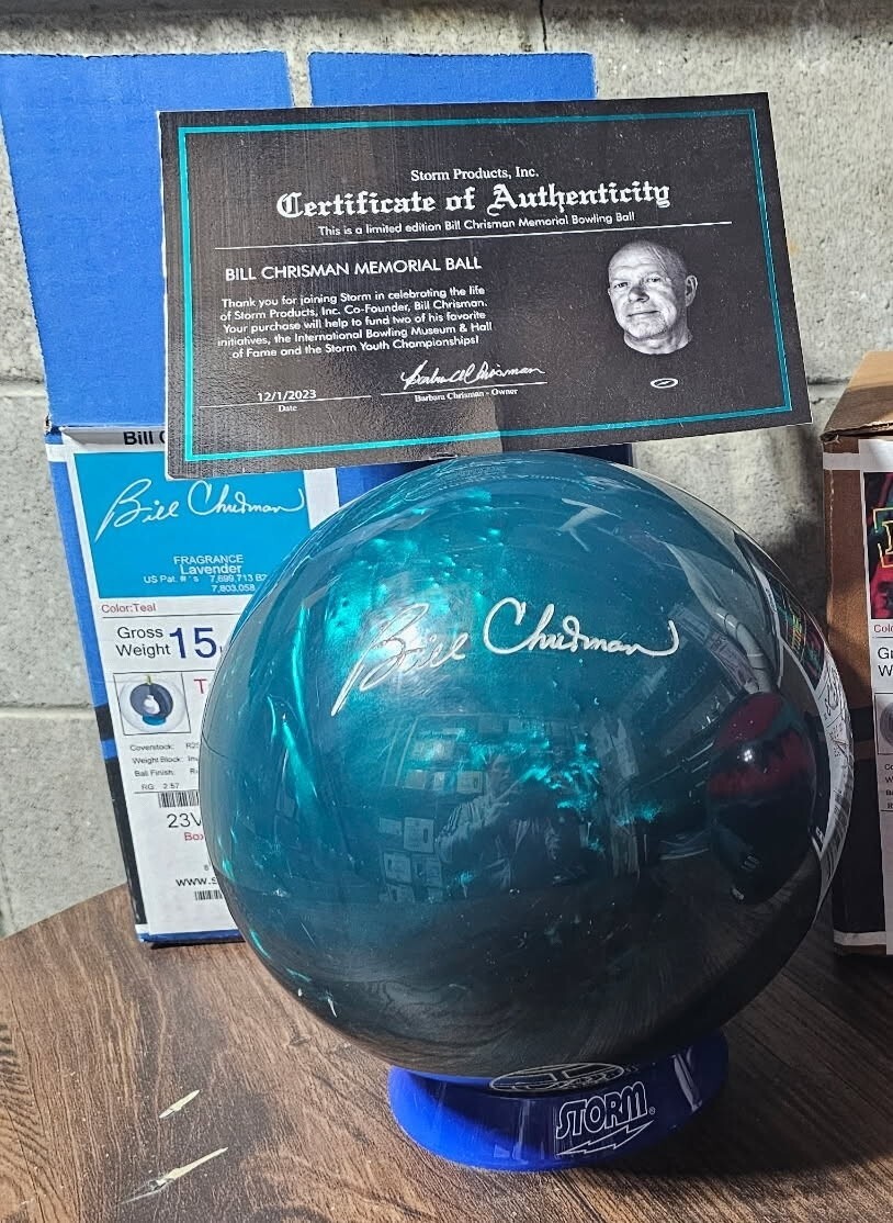 15LB Storm Bill Chrisman Limited Edition Bowling Ball NIB | eBay