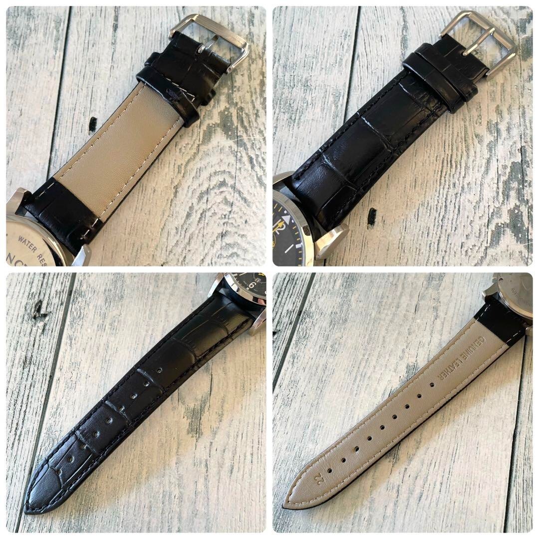 HUNTING WORLD Watch : Chronograph Wristwatch Working Men Black x Silver ...